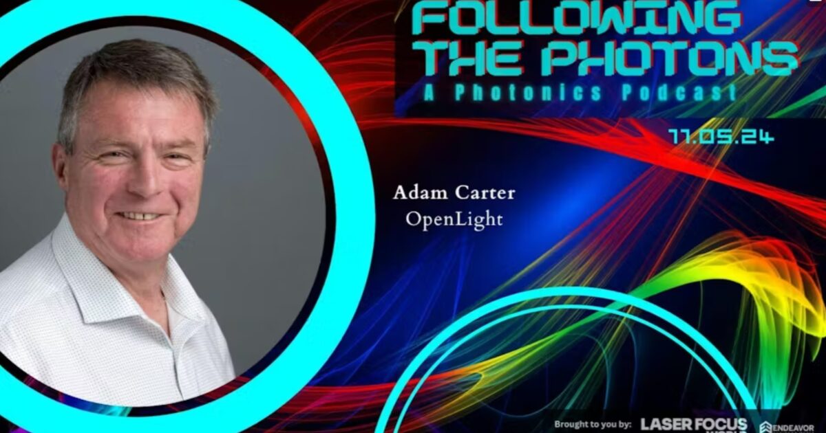 Dr. Adam Carter is featured in Laser Focus… | OpenLight Photonics
